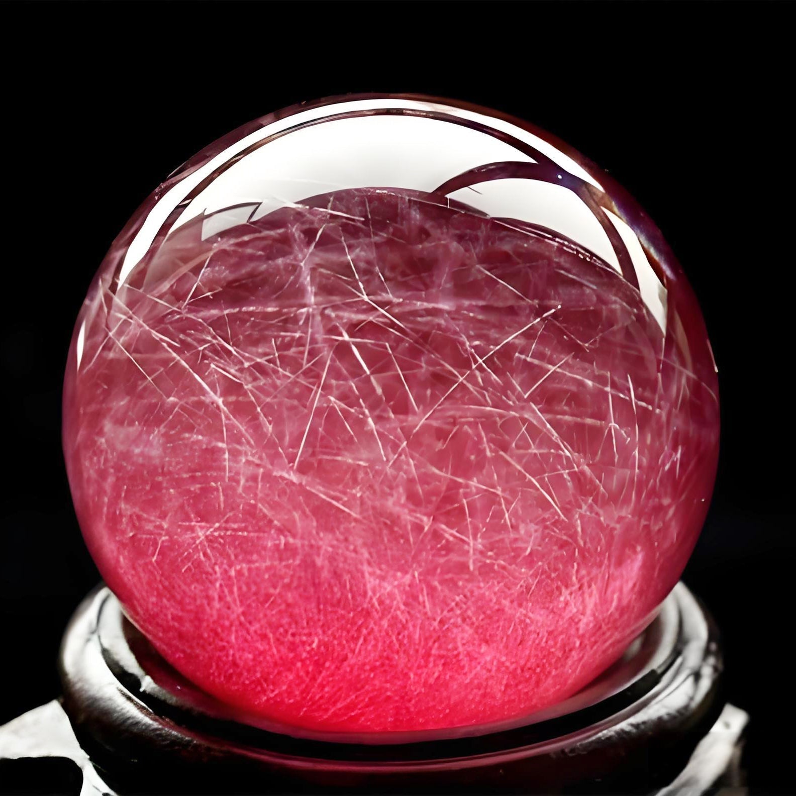 Red Rutilated Quartz meaning: Benefits,Healing Properties ＆ Uses